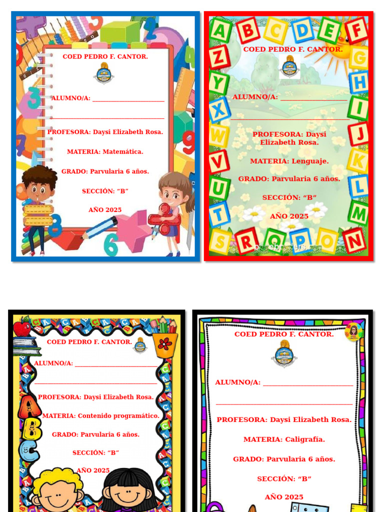 Plan de Estudios Parvularia 6 Años | PDF | Matemáticas