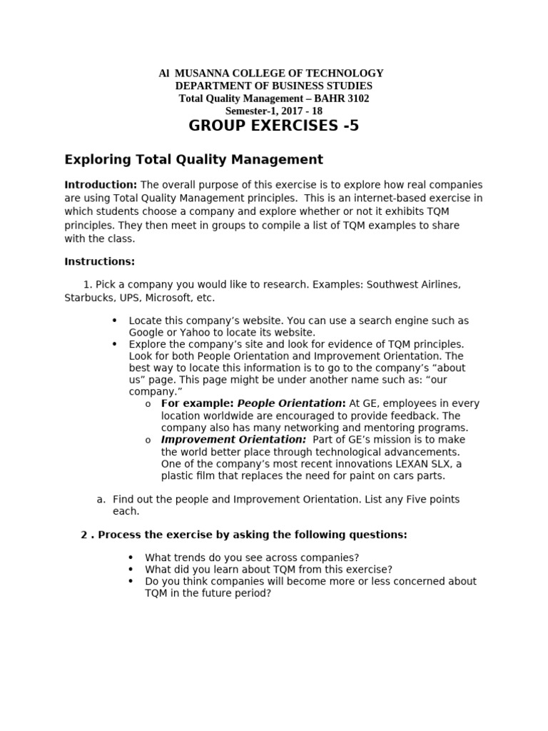 Group Excercise-2 | PDF