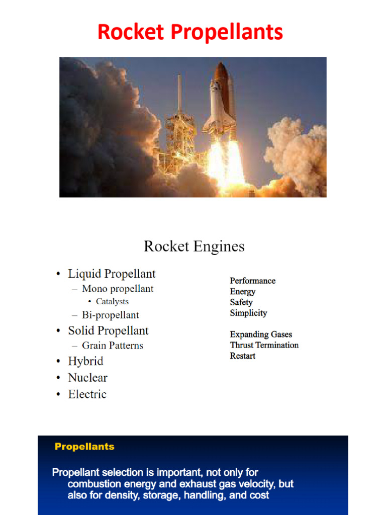 SEC - 10 - Rocket Propellants | PDF