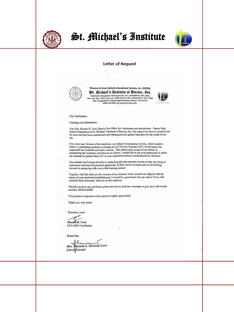 Letter and Deped Memo | PDF