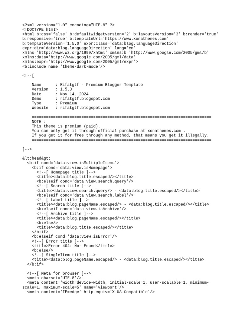 rifatgtf_with_seo theme | PDF | Html Element | Web Development