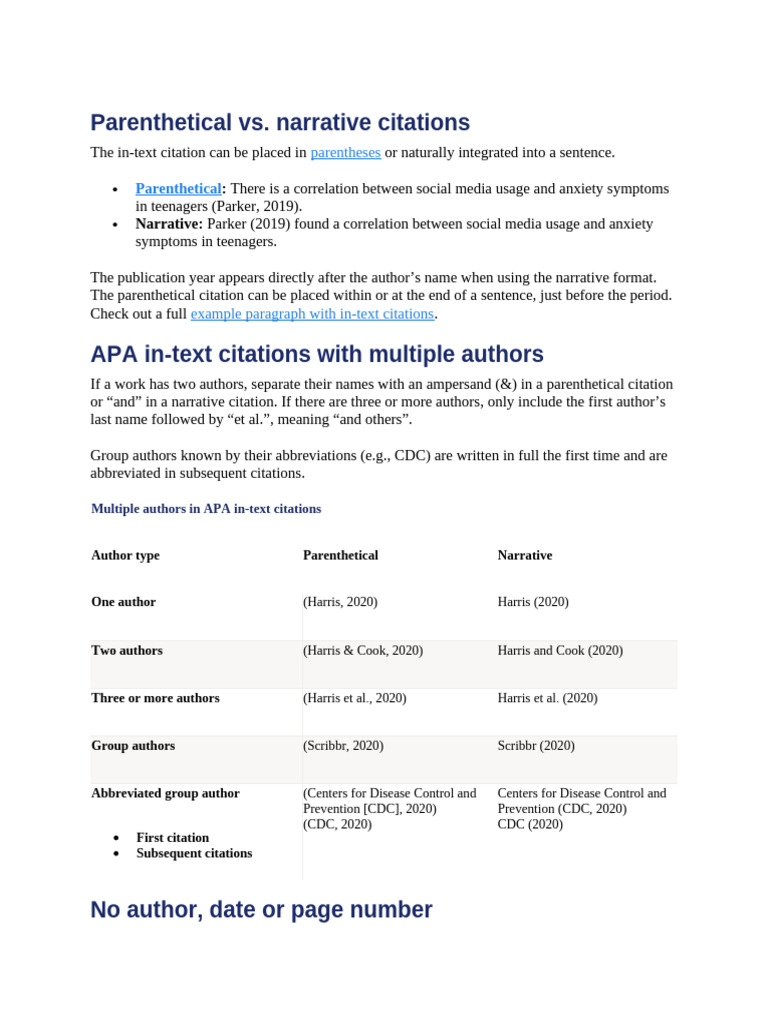 GUIDE_APA_CITATION(1) | PDF | Citation | Apa Style
