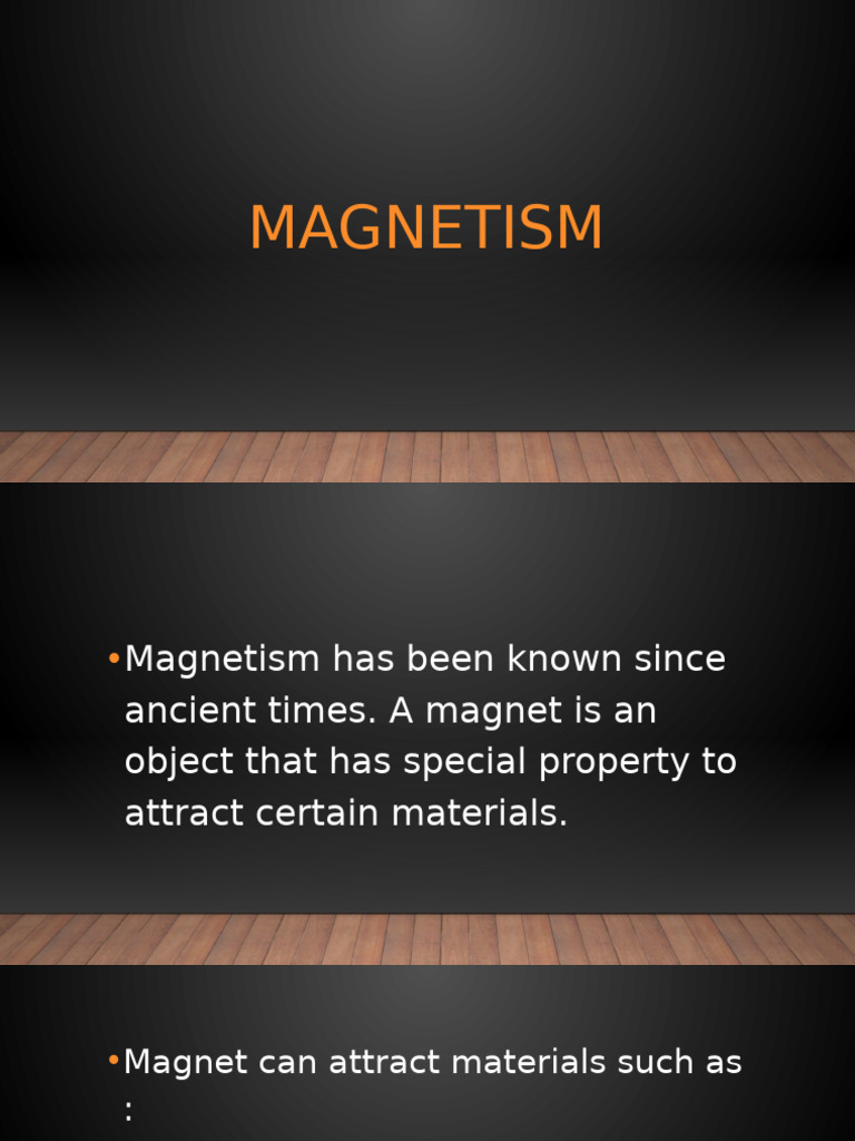 magnetism ppt_030623 | PDF