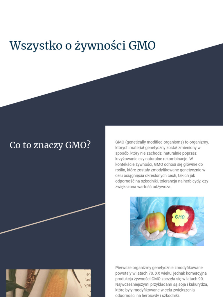 Żywność GMO | PDF
