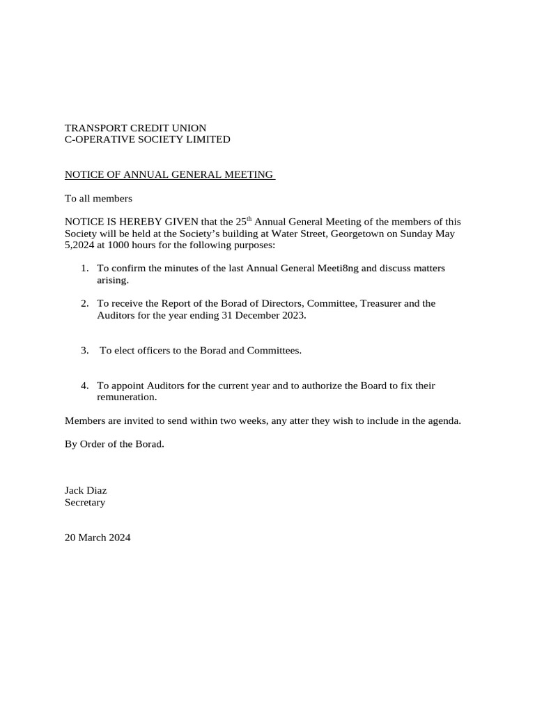 Transport Credit Union | PDF