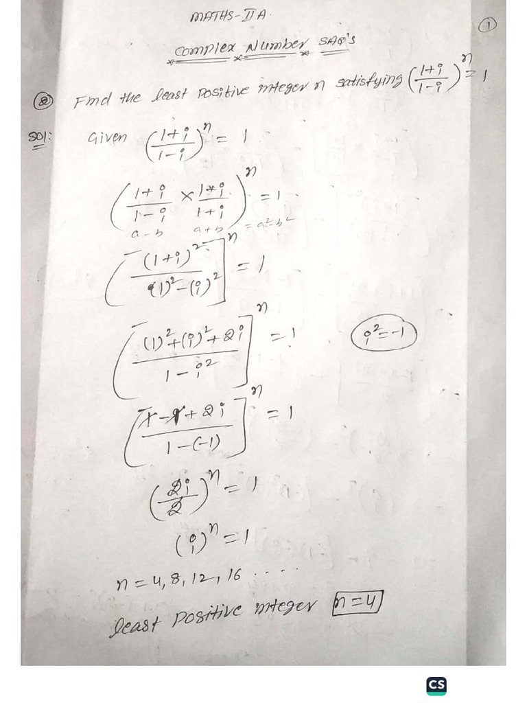 Maths -2a Board 2025 Saq Imp Answers | PDF