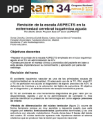 Escala ASPECTS | PDF