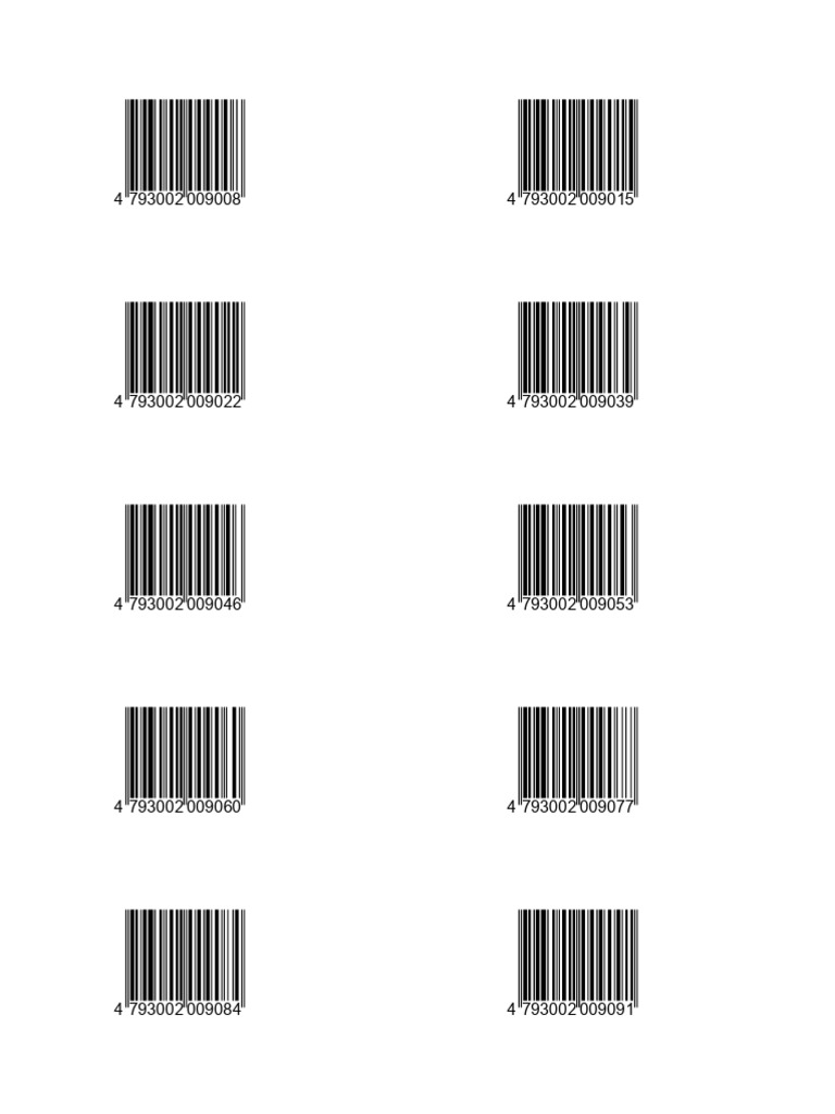 Barcode Artwork | PDF