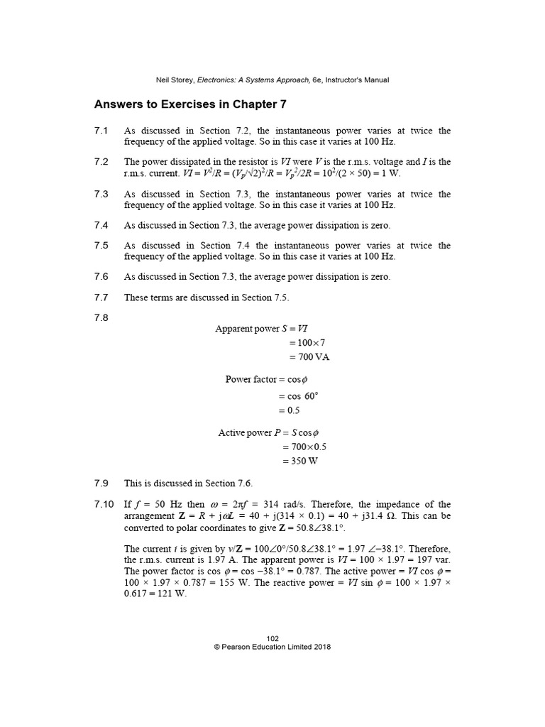 Phasor Diagram Examples in AC Power | PDF | Ac Power | Quantity