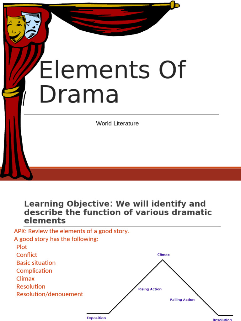 Elements-of-Drama | PDF | Monologue | Plot (Narrative)