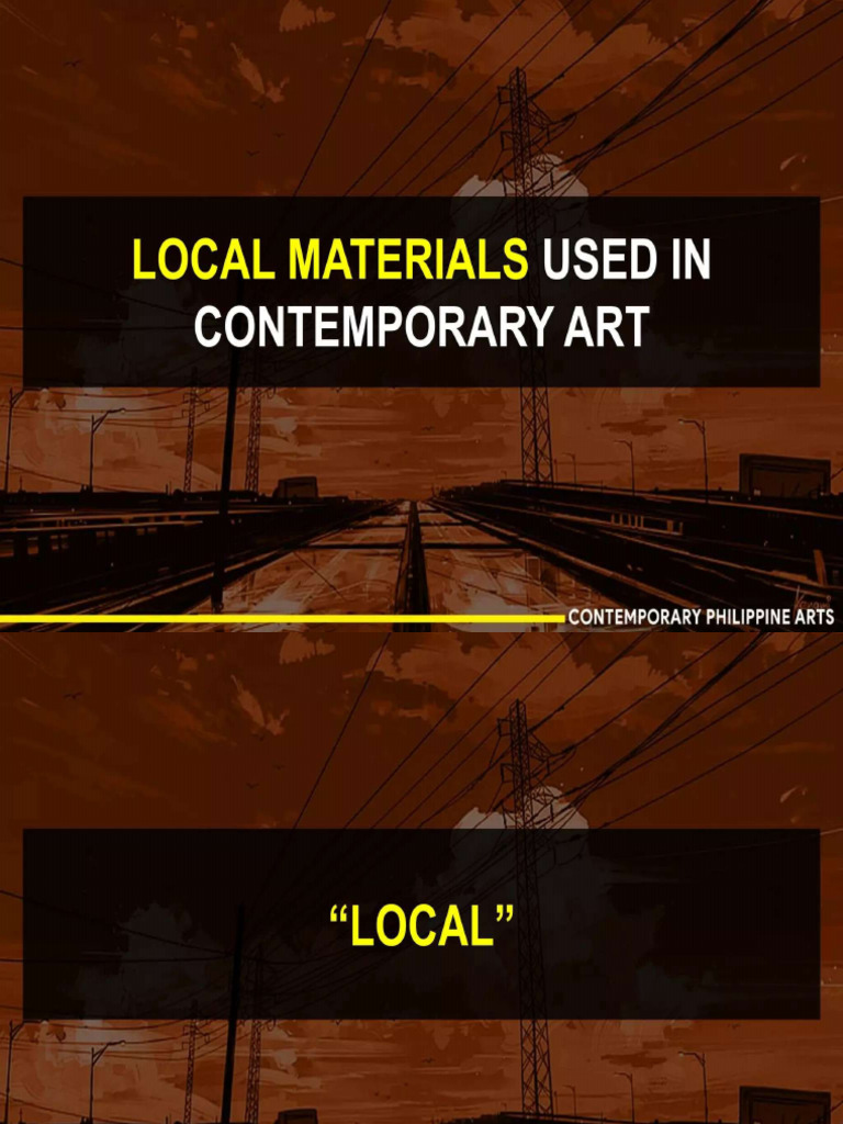 Local Materials | PDF