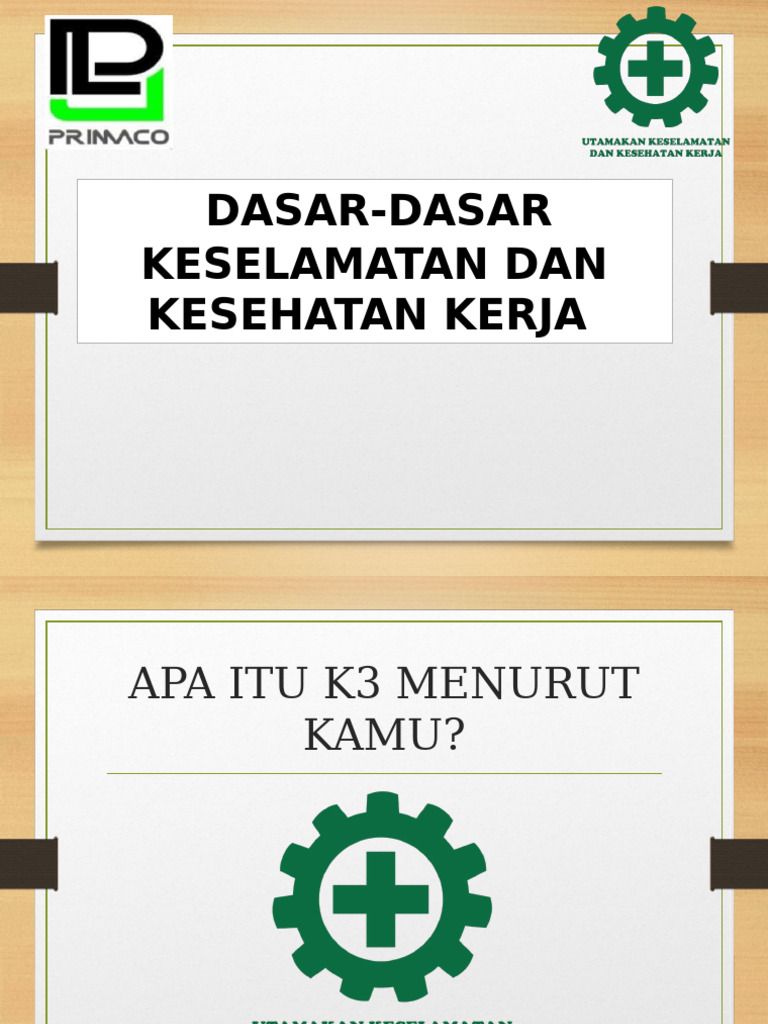 Panduan K3: Keselamatan dan Kesehatan Kerja | PDF