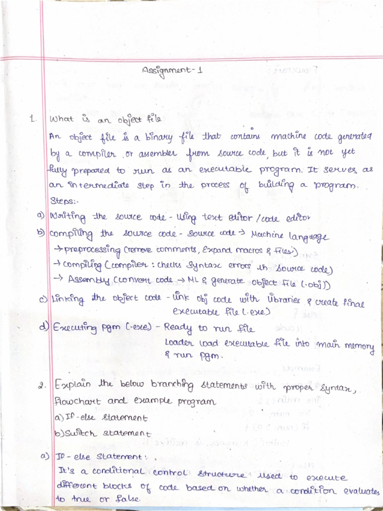 POP Assignment | PDF