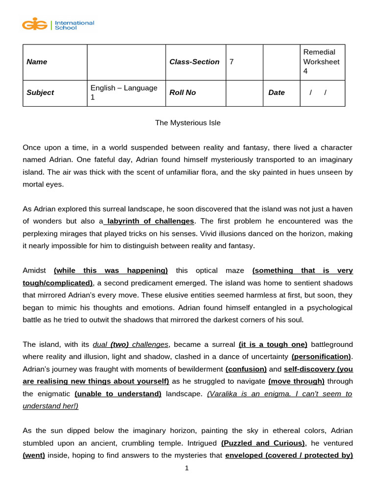 Worksheet 4(1) | PDF