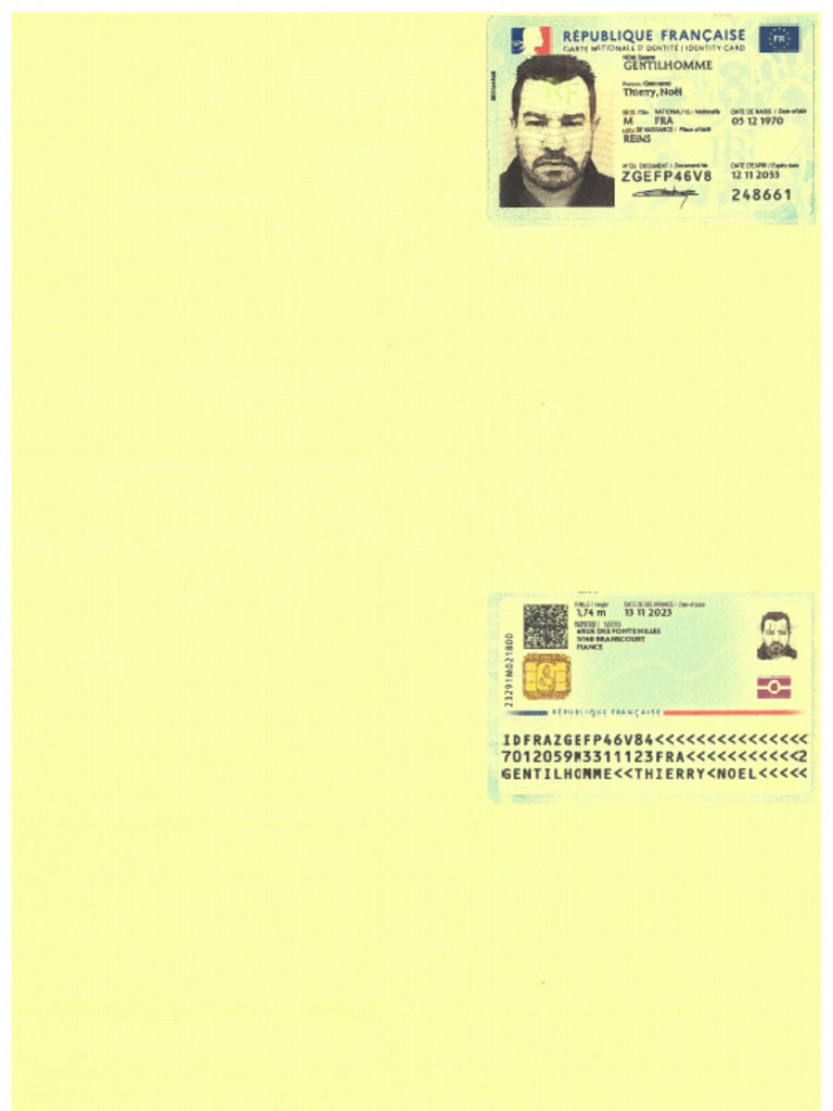 Identite TG Recto Verso | PDF