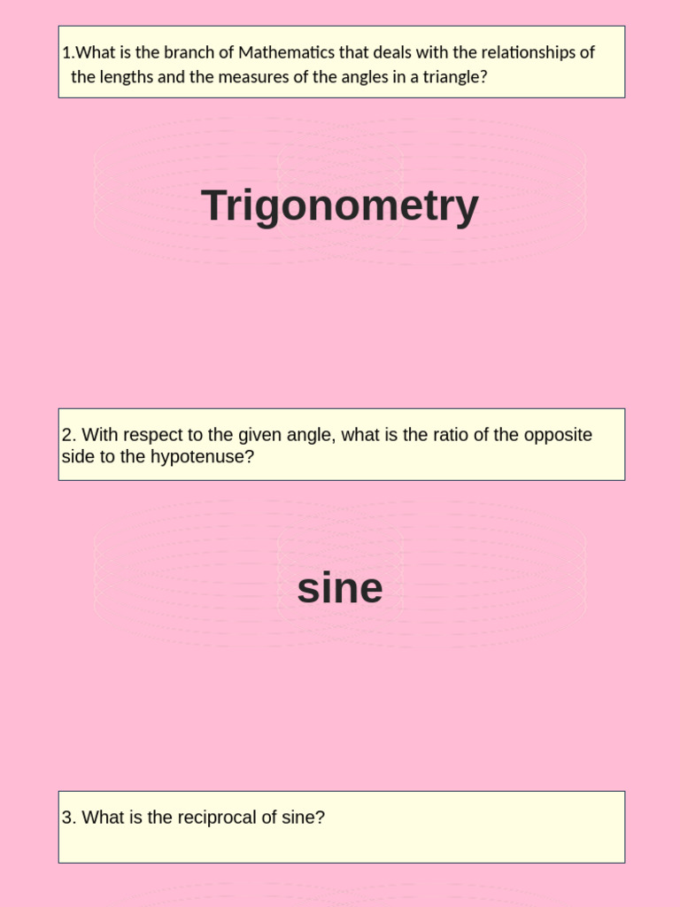 Rationalization of Formative 4.1 | PDF | Trigonometric Functions ...