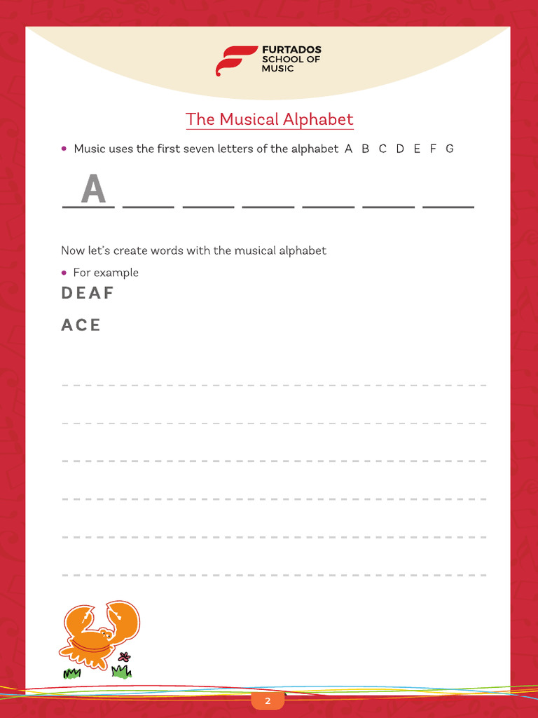 Music Alphabets | PDF