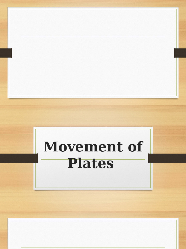 Q2 1.9 Movement of Plates Layers of Rock | PDF | Plate Tectonics ...