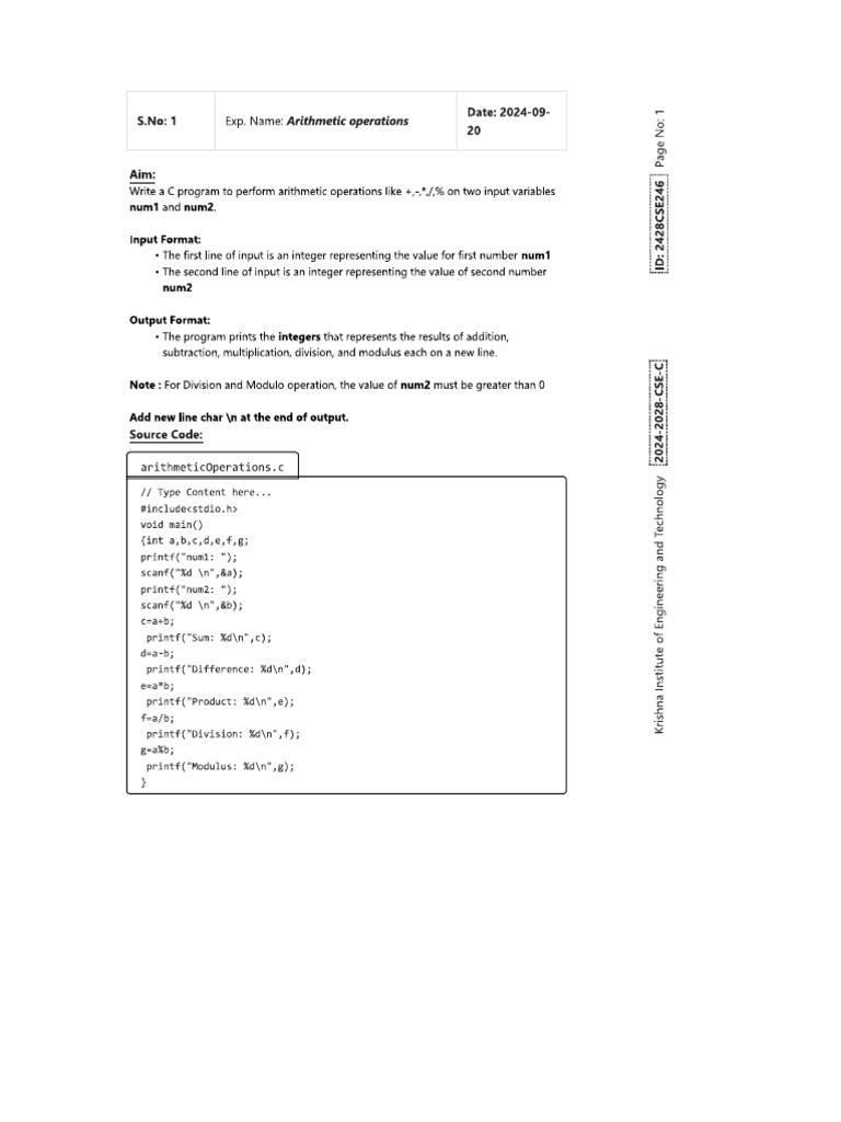 Pps Lab Record Assignment Compressed | PDF