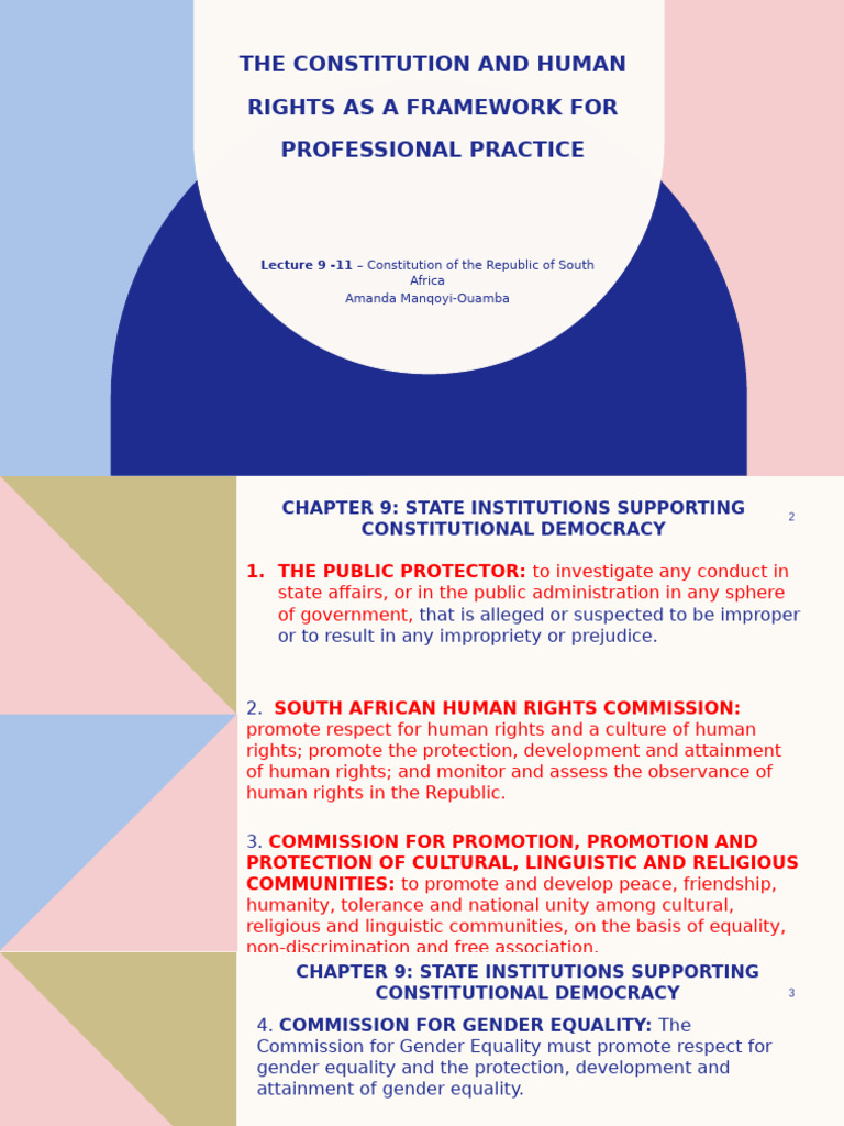 The Constitution - 9 - 11 | PDF | Social Work | Justice