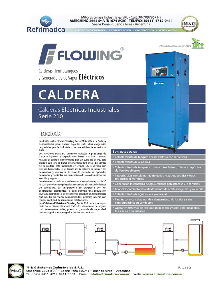 Calderas Electricas Industriales Pdf
