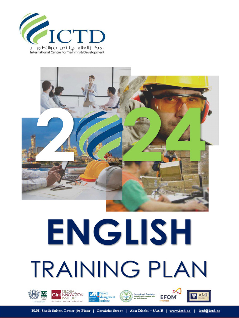 Ictd English Training Plan 2024 | PDF | Human Resource Management | Human Resources