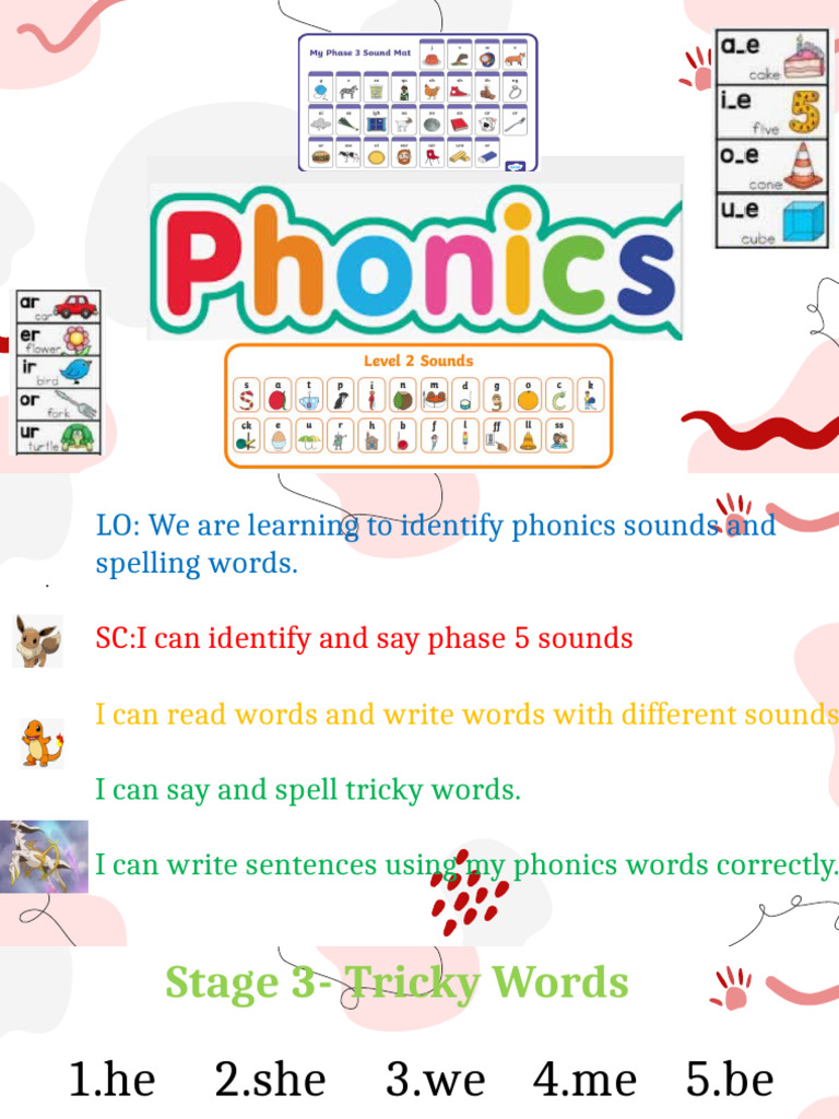 Phonics Stage 5 All Lessons | PDF | Phonics | Literacy