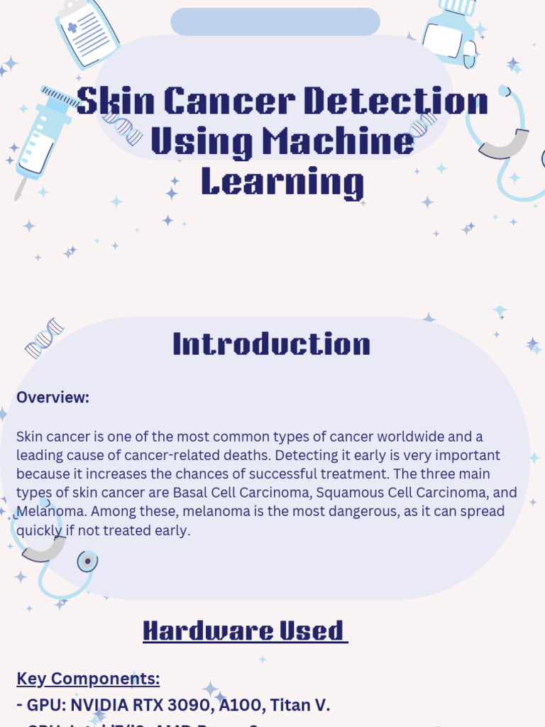 Skin Cancer Detection Using Machine Learning Introduction Overview Skin ...