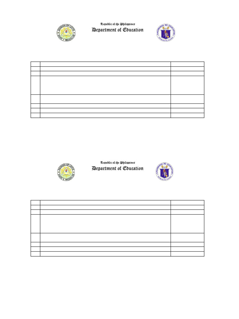 Requirements For Erf Teacher | PDF | Philippines