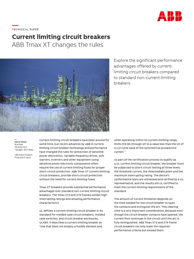 Current Limiting Circuit Breakers8-14 | PDF | Fuse (Electrical ...