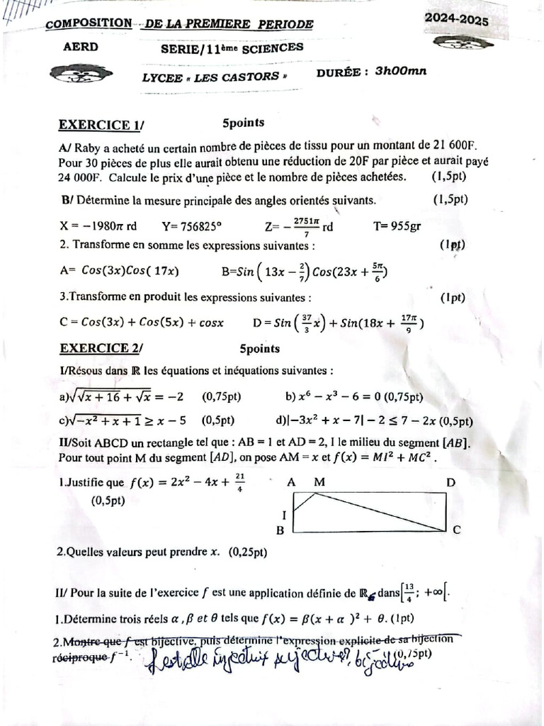 Compo1 Castors 2024-25 | PDF