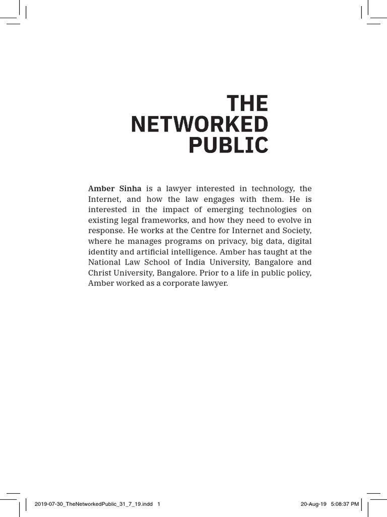 The Networked Public | PDF | Democracy | Political Ideologies
