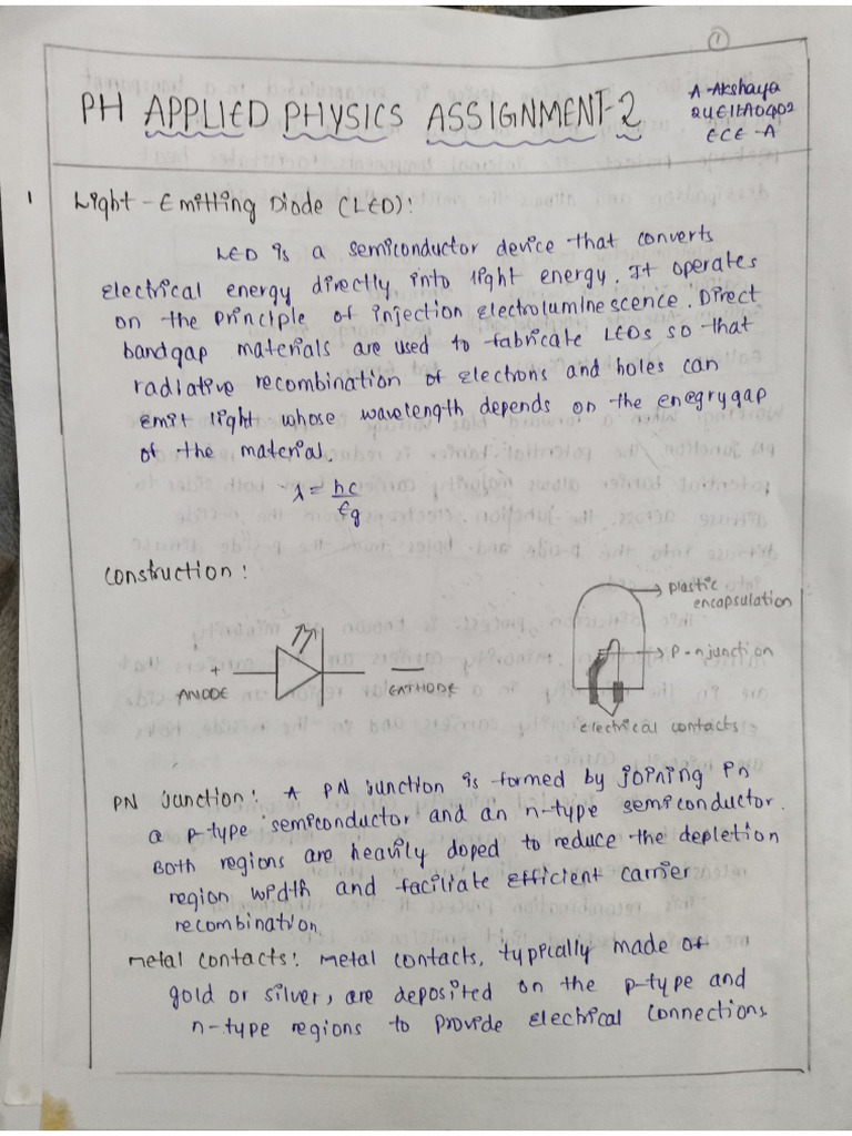 Physics Assignment 2 | PDF
