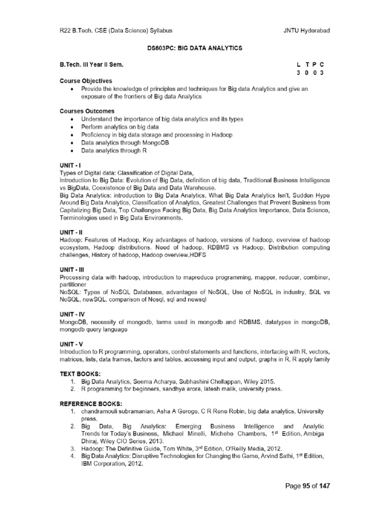 Big Data Analytics | PDF