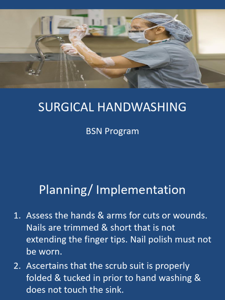 Or-Review-Surgical+Handwashing (2 Files Merged) (2 Files Merged) | PDF ...