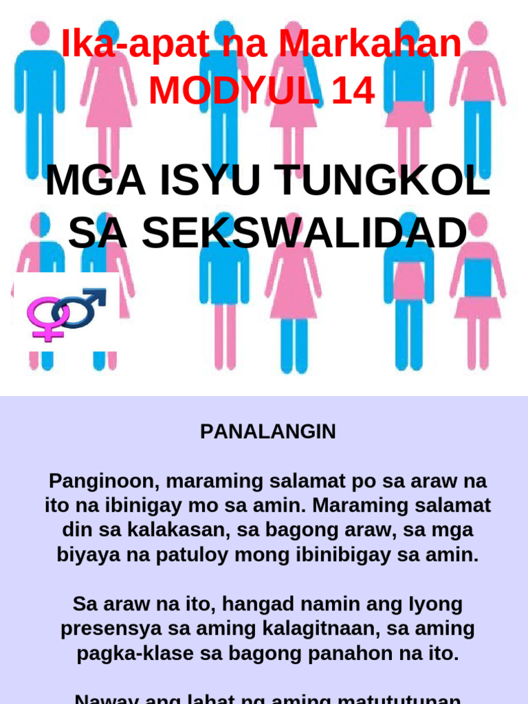 4qtr. Isyu Tungkol Sa Paggalang Sa Sekswalidad | PDF