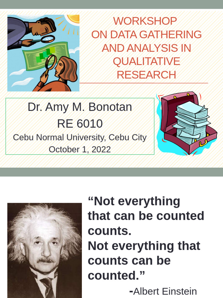 Qualitative Research Data Gathering Workshop | PDF | Phenomenology ...