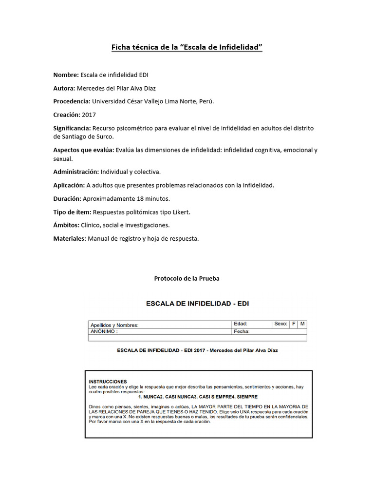 Ficha Técnica - EDI | PDF