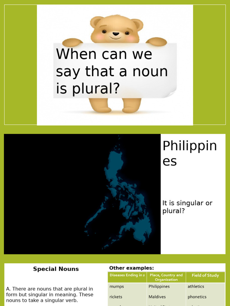 Special and Miscellaneous Nouns | PDF | Linguistic Typology | Grammar