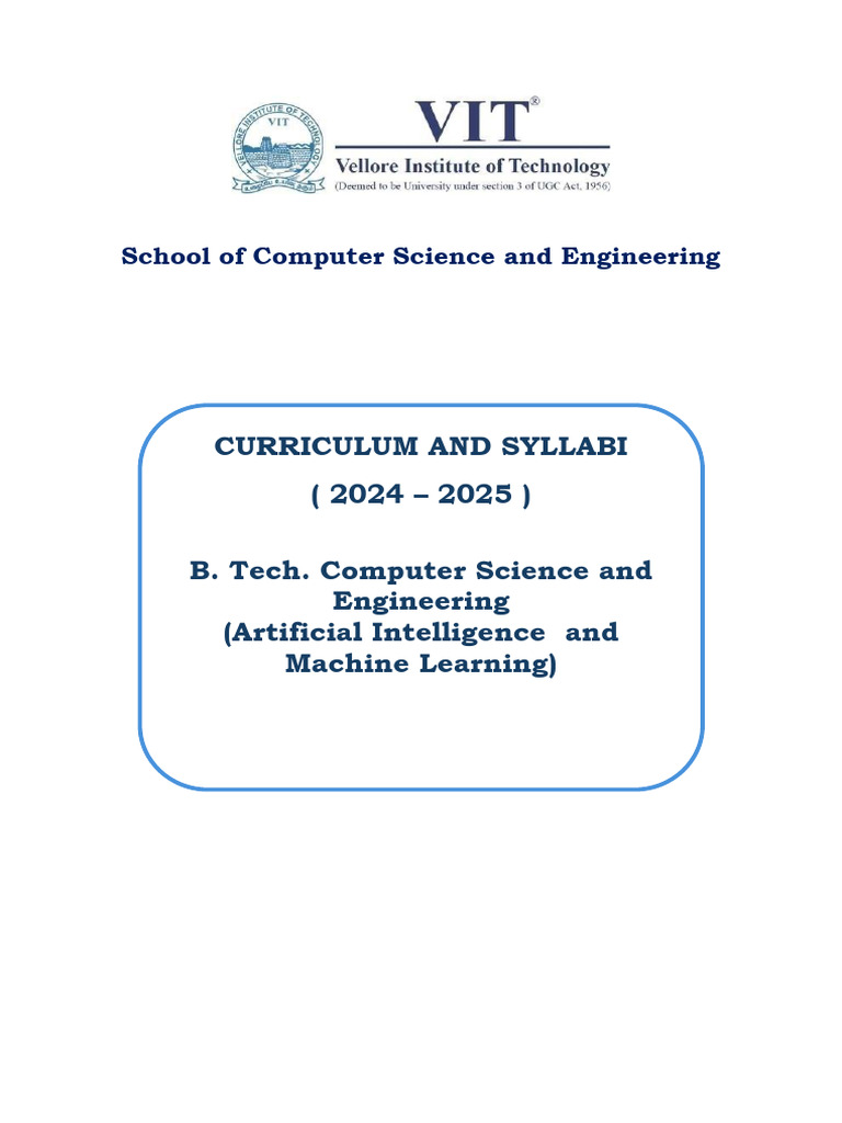 B.Tech_.CSE-AI-ML-2024-25 | PDF | Logic Gate | Waves