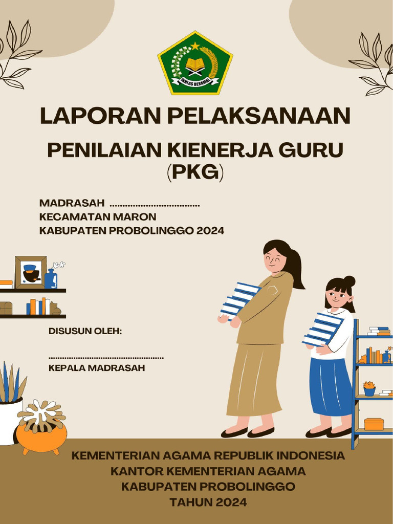 TEMPLATE LAPORAN PKG OLEH KAMAD | PDF