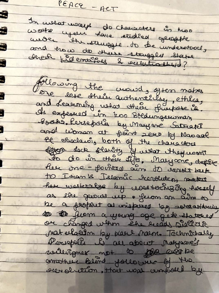 Paper2 Practice - PEACE ACT-compressed | PDF