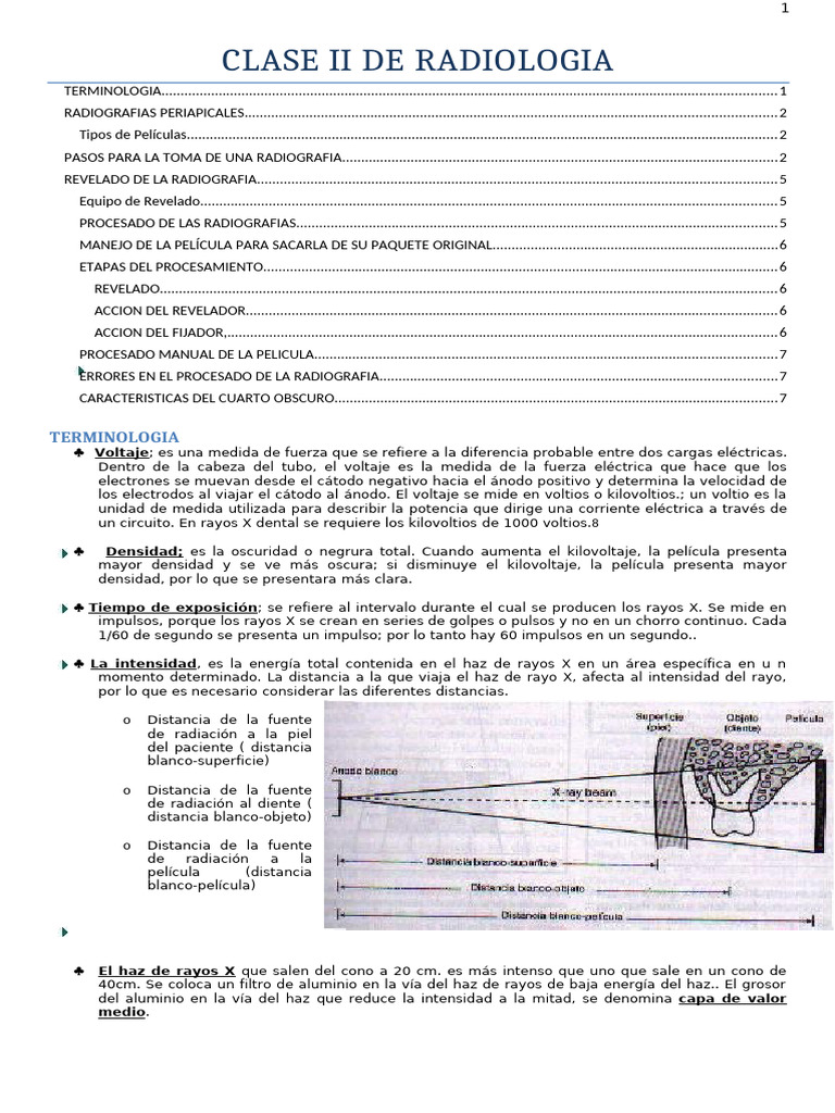 CLASE II DE RADIOLOGIA | PDF | Rayo X | Voltio