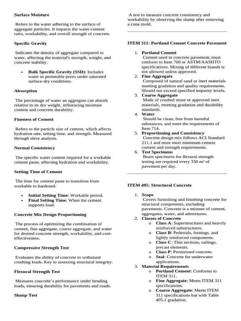 Concrete Properties and Testing Methods | PDF | Concrete | Strength Of ...