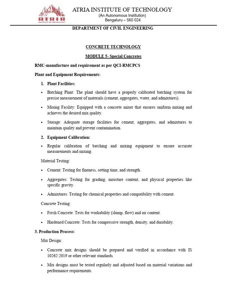 CT Module 5 | PDF | Concrete | Construction Aggregate