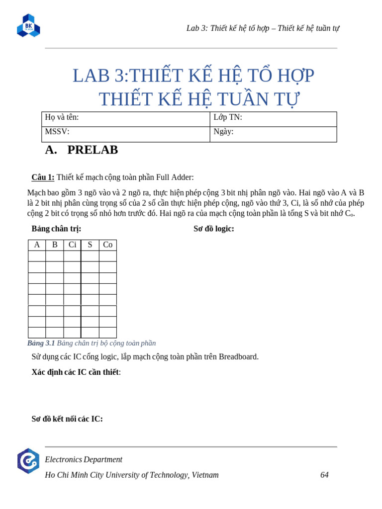 KTS Prelab 3 Word | PDF