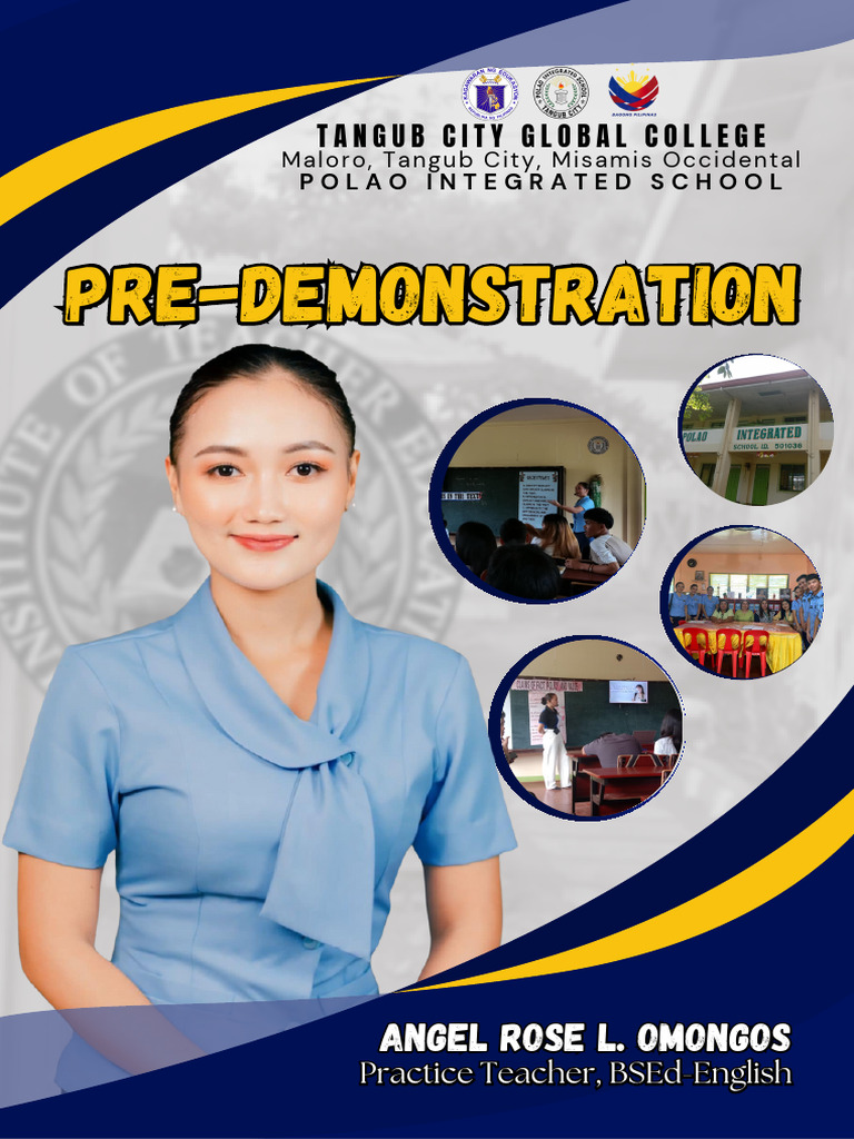 Teaching Demonstration Folder Cover | PDF