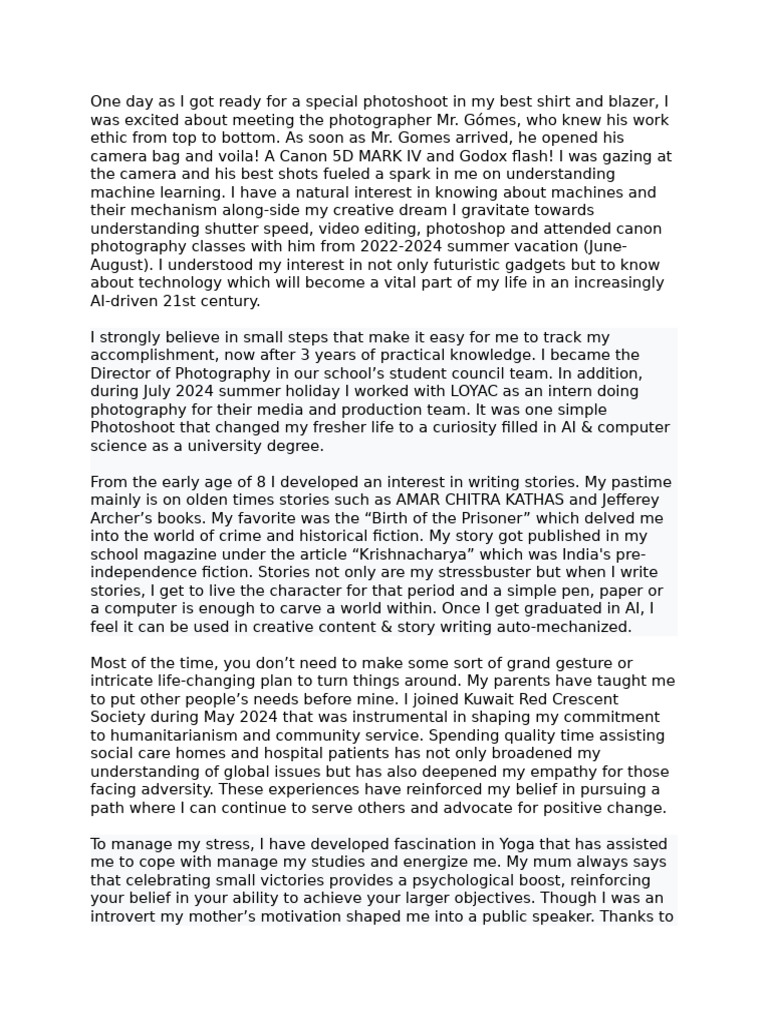 ESSAY SAMPLE 2 | PDF | Psychology