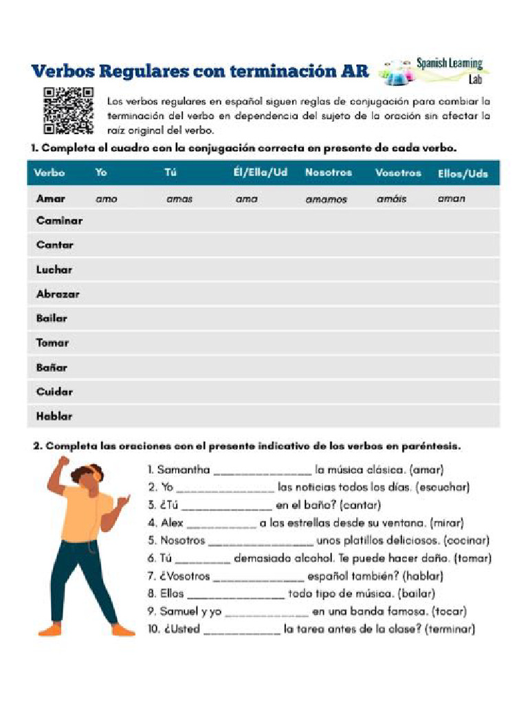 Verbos Conjugados Español | PDF