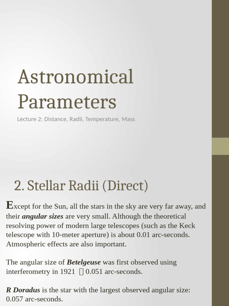Lecture 5 6 Radius Temperature | PDF | Stars | Stellar Astronomy